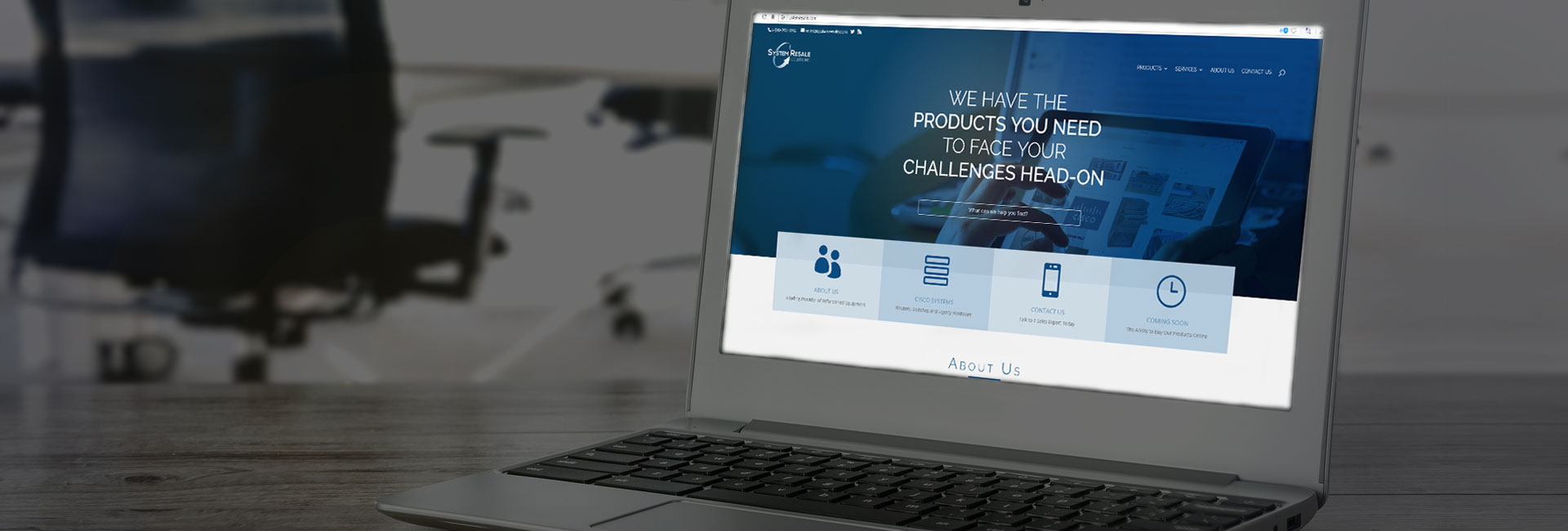 System Resale Solutions - Website Design | AllCore Portfolio